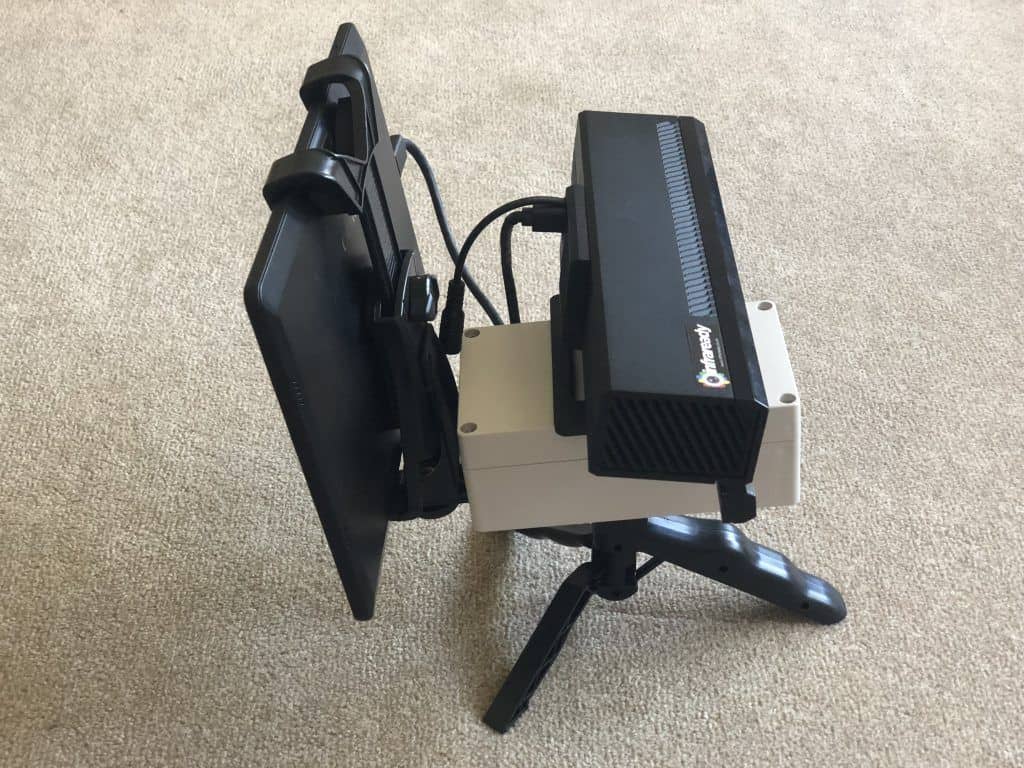 V2 Kinect SLS Portable Camera and Software for Stickman Tracking.