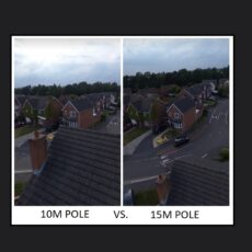 15M Telescopic Camera Pole for Roof Survey and Aerial Photography